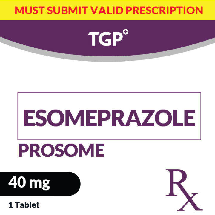 Rx: PROSOME Esomeprazole Tab 40mg | Lazada PH