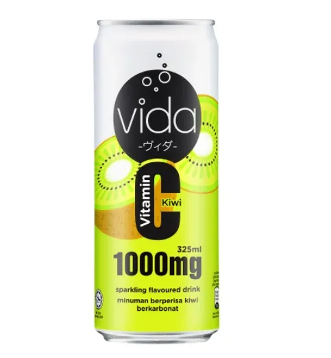 Vida Vitamin C Sparking Drink Halal Kiwi 325ml | Lazada