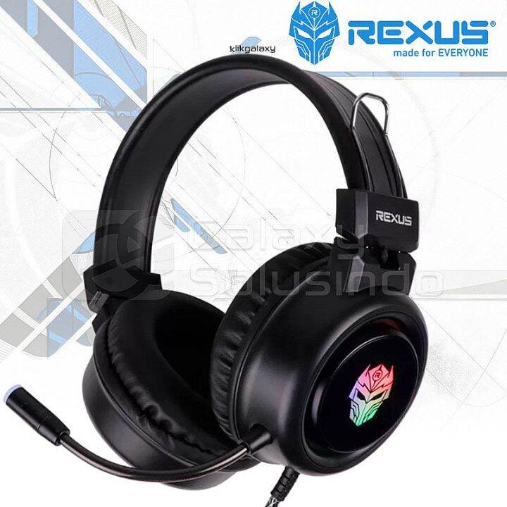 REXUS Vonix F30 RGB Gaming Headset | Lazada Indonesia
