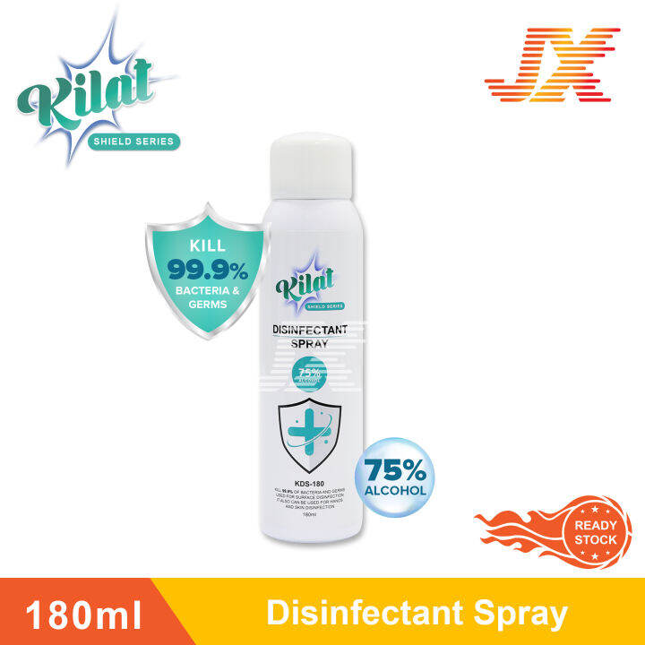KILAT Disinfectant Spray 180ml 450ml / Sanitizer Spray / Sanitiser ...