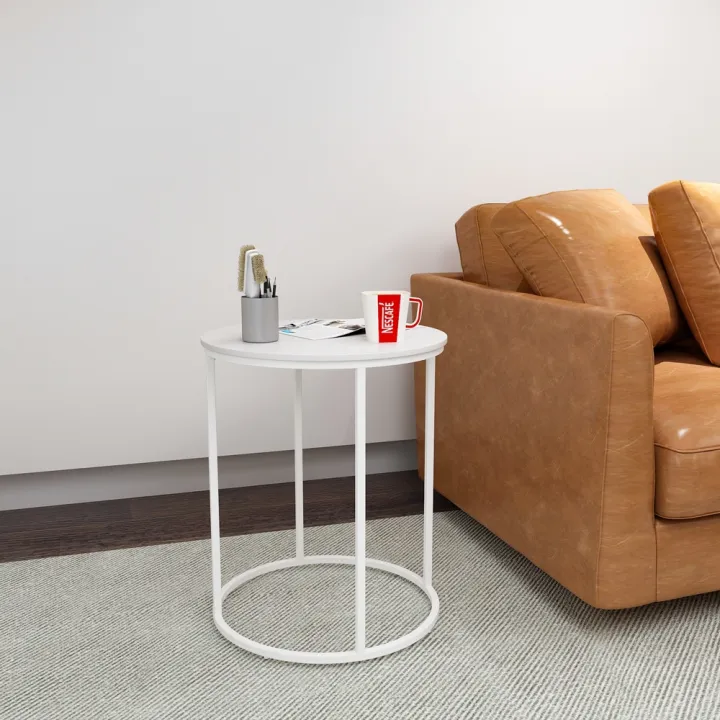 Ornasun Round Coffee Table Living room round side table wood round ...