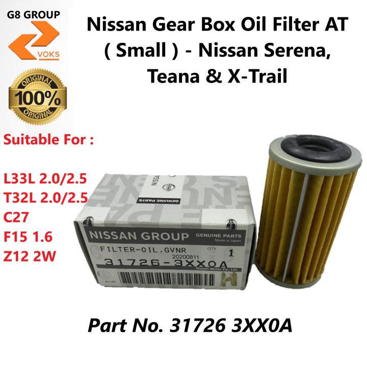 Nissan Gear Box Oil Filter AT ( Small ) - Nissan Teana, Serena & X ...