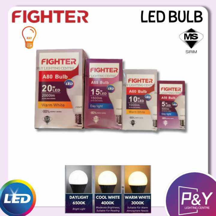 FIGHTER LED BULB 5W/10W/15W/20W | Lazada
