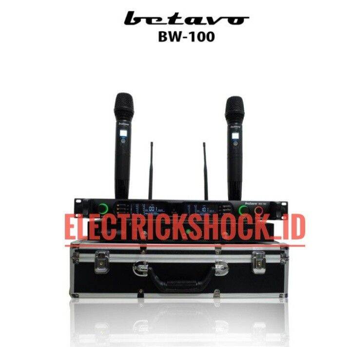 mic wirelesss betavo bw100 FREE HARDCASE betavo bw 100 | Lazada Indonesia