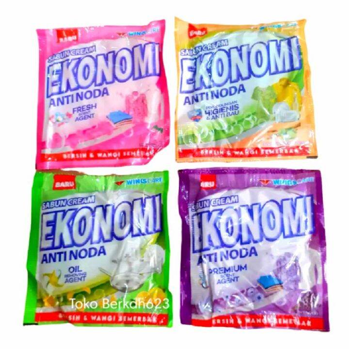 5 Sachet EKONOMI Sabun Cream 1.000 Netto 67gr - Sabun Colek | Lazada ...