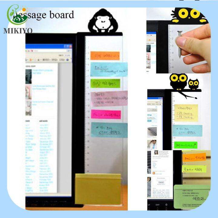 MIKIYO FASHION Adhesive Sticky Name Post Card With Ruler Convenience ...