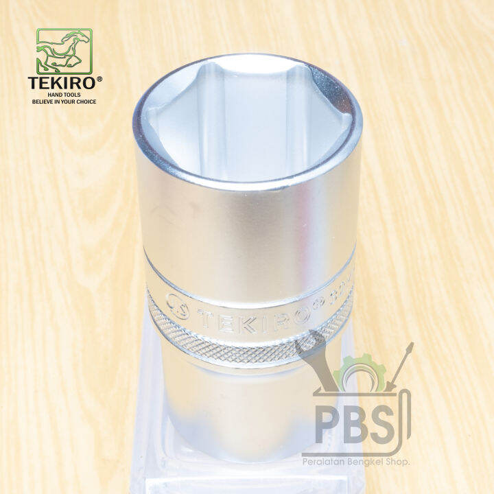 Mata Kunci Sock Panjang TEKIRO 32mm 1/2" 6PT . Deep Wall Socket 32mm ...