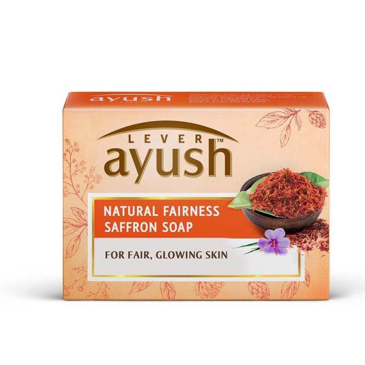 Ayush naturel fairness saffron soap 100gm | Lazada