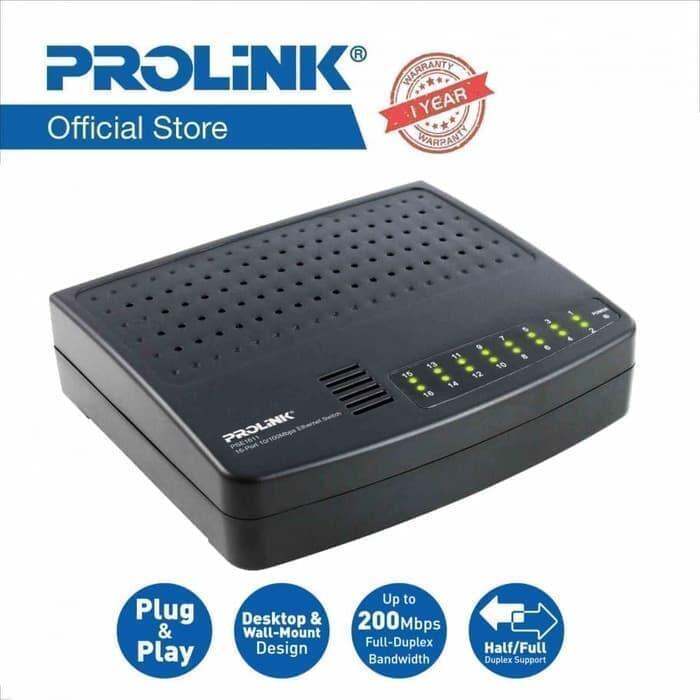 PROLINK 16-Port 10/100Mbps Ethernet Switch PSE1611 | Lazada Indonesia