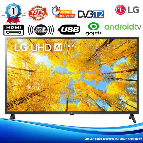 LED LG 43 In 43UQ7500PSF 4K UHD AI ThinQ® SMART TV | Lazada Indonesia