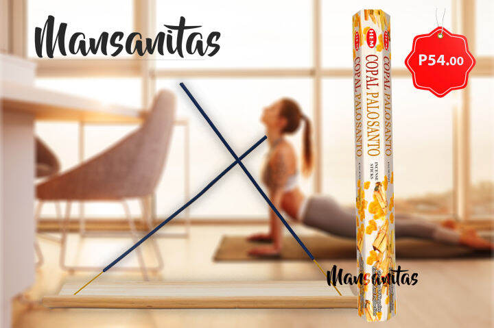 Mansanitas Mansanas HEM COPAL PALO SANTO Natural Incense Sticks-20 ...