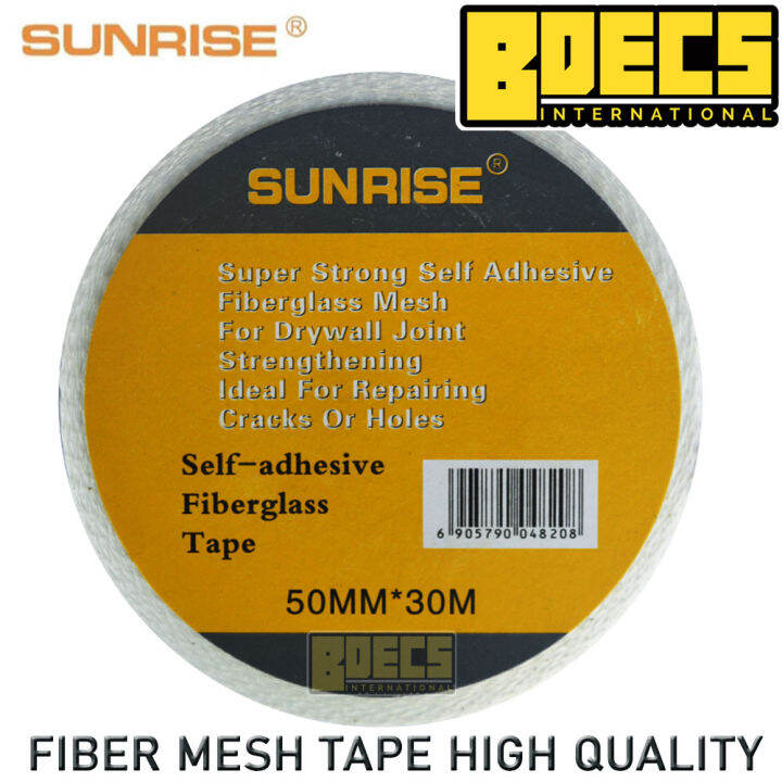 Gasa tape Fiberglass Self-Adhesive Mesh Tape Sunrise (30m, 75m) | Lazada PH