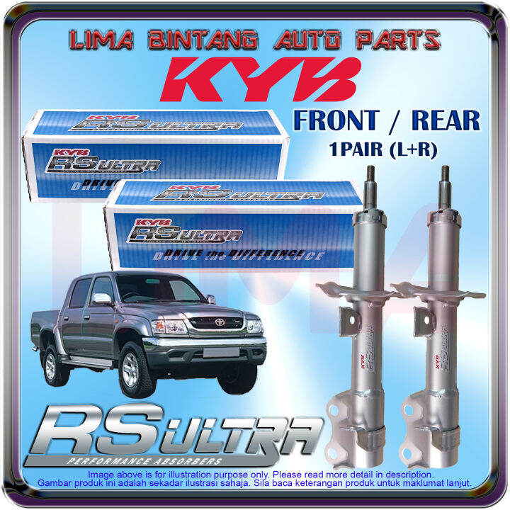 ( 1Pair ) Toyota Hilux SR LN166 Front / Rear Shock Absorber Heavy Duty ...