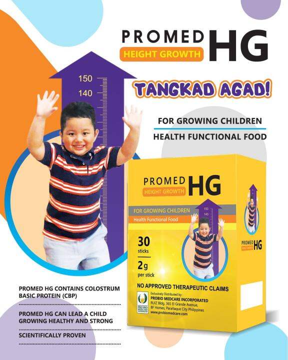 PROMED HG Height & Growth Tangkad Agad for Growing Children its ...