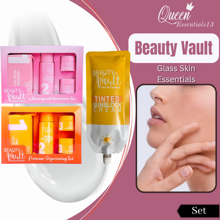 ORIGINAL Beauty Vault Glass Skin Essentials (Premium Rejuvenating Set ...