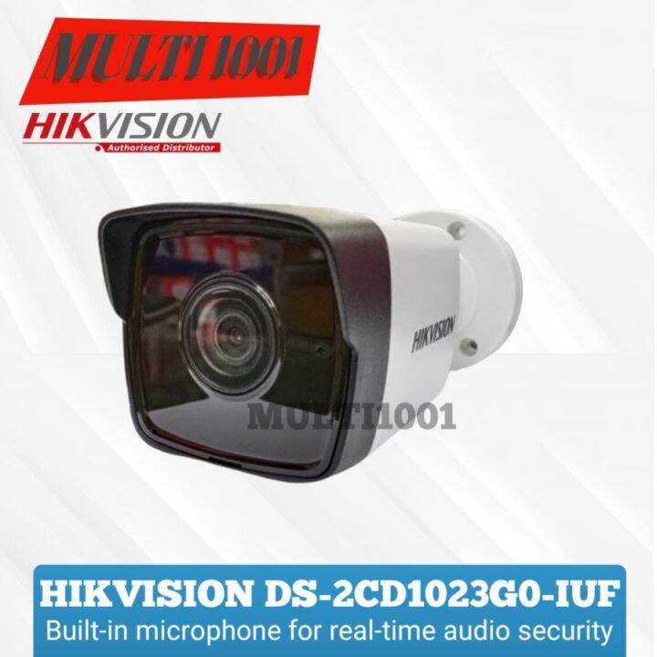 HIKVISION DS-2CD1023G0-IUF 2MP BUILT-IN MIC / MicroSD Slot | Lazada Indonesia