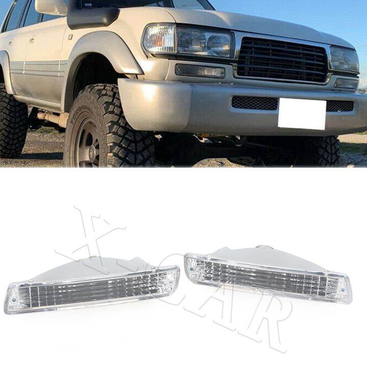 Xuming Front Bumper Turn Signal Lamp Car Lights for Toyota Land Cruiser ...