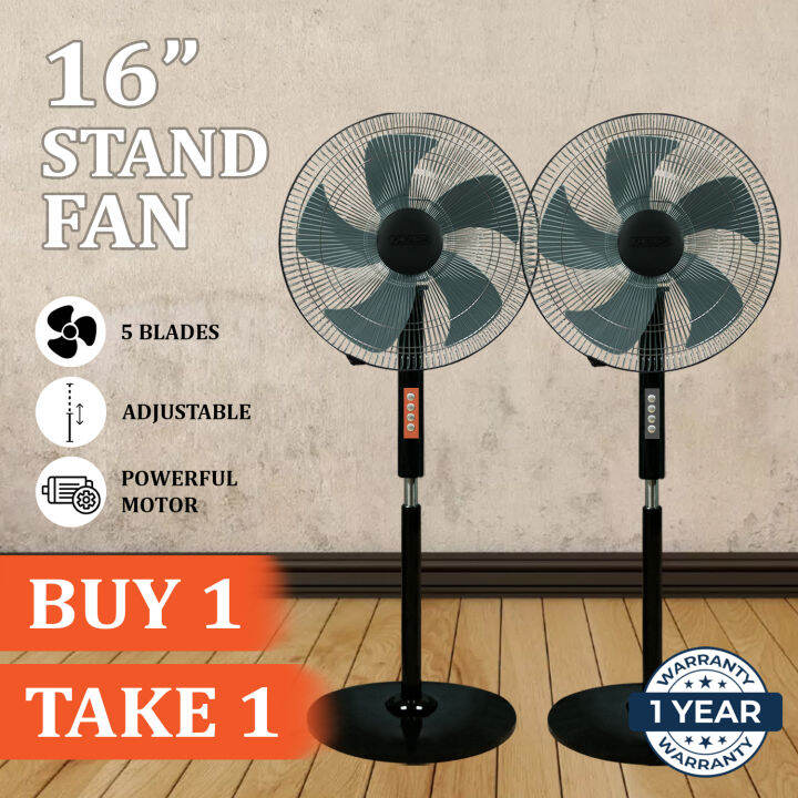 [ Upgraded Version ] electric fan 16 inch Stand Fans vertical fan 5 ...