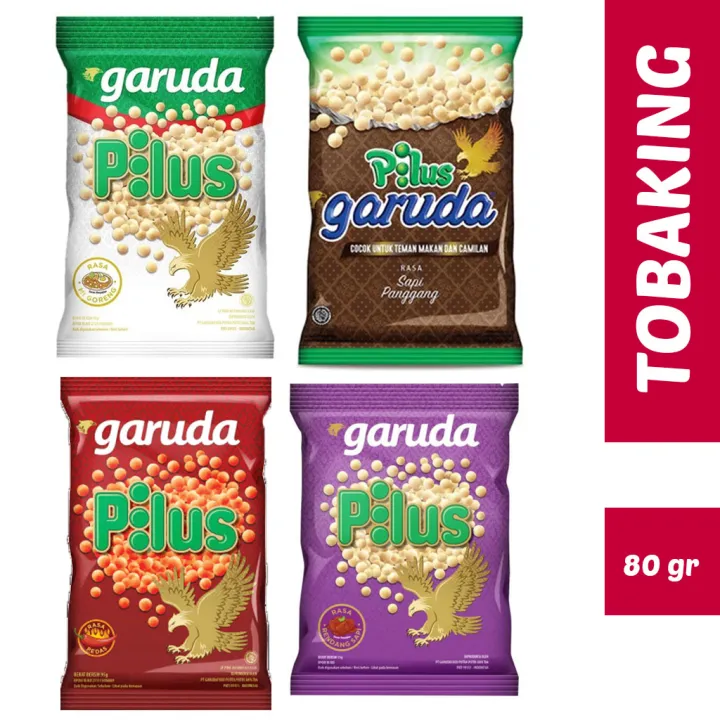 Pilus Garuda 80gr + 16gr Original Sapi Panggang Pedas Mie Goreng ...