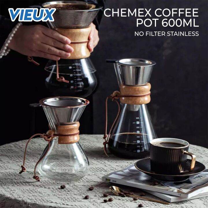 chemex coffee maker pot V60 drip kettle / teko kopi barista 600ml ...