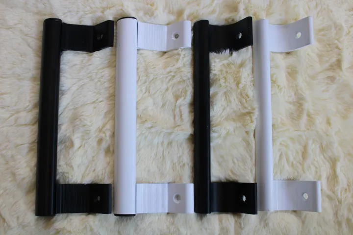 (1PC) 20CM Aluminum sliding door handle samson handle (Black or White ...