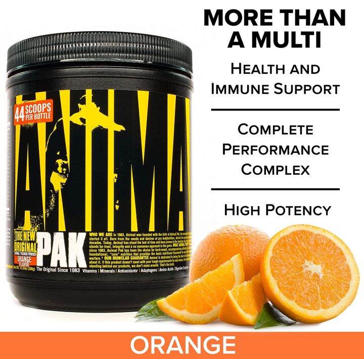 Universal Nutrition, Animal Pak, Orange Crushed, 10.4 oz (295 g), All ...