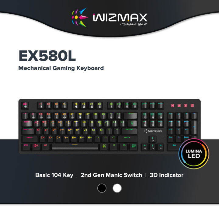 Manic EX580L Gaming Mechanical Keyboard | Lazada PH