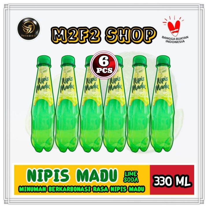Minuman NIpis Madu Lime Soda Botol Pet | Jeruk Nipis - 330 ml (Kemasan ...