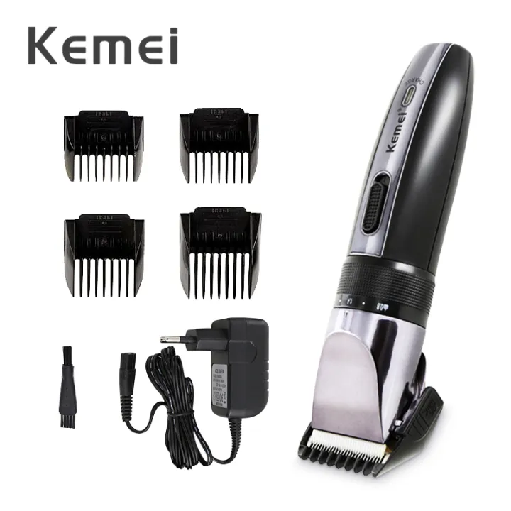 Kemei Hair Clipper Rechargeable Electric Clippers Men Low-noise Hair ...