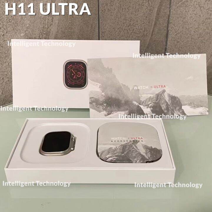 Original H11 Ultra Smartwatch IWO Series 8 49mm NFC Bluetooth Call Siri ...