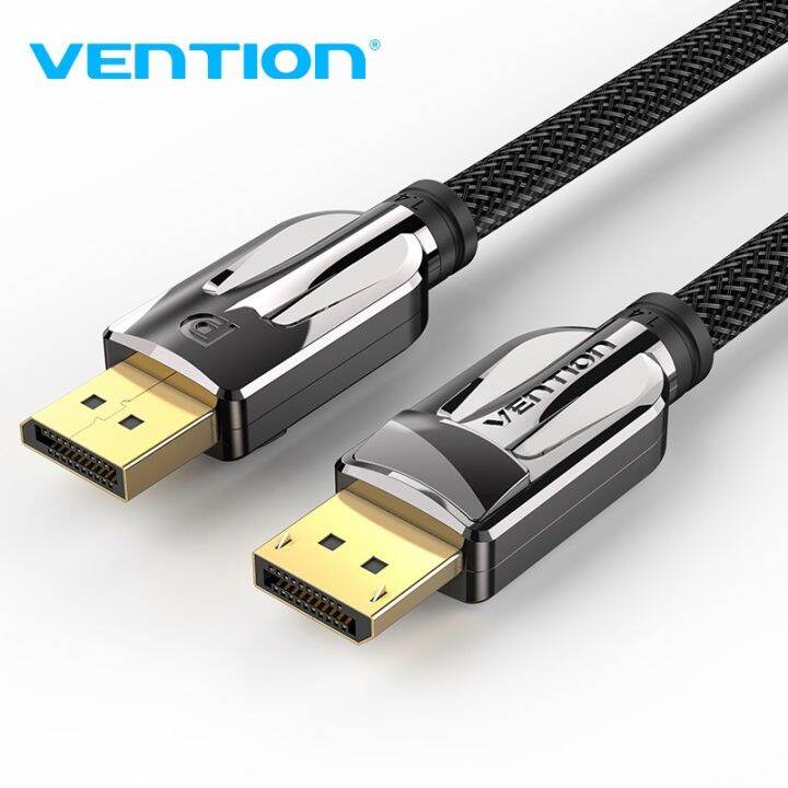Vention Displayport Cable dp 1.4 Nylon Braided Male to Male 4K 144Hz 8K ...