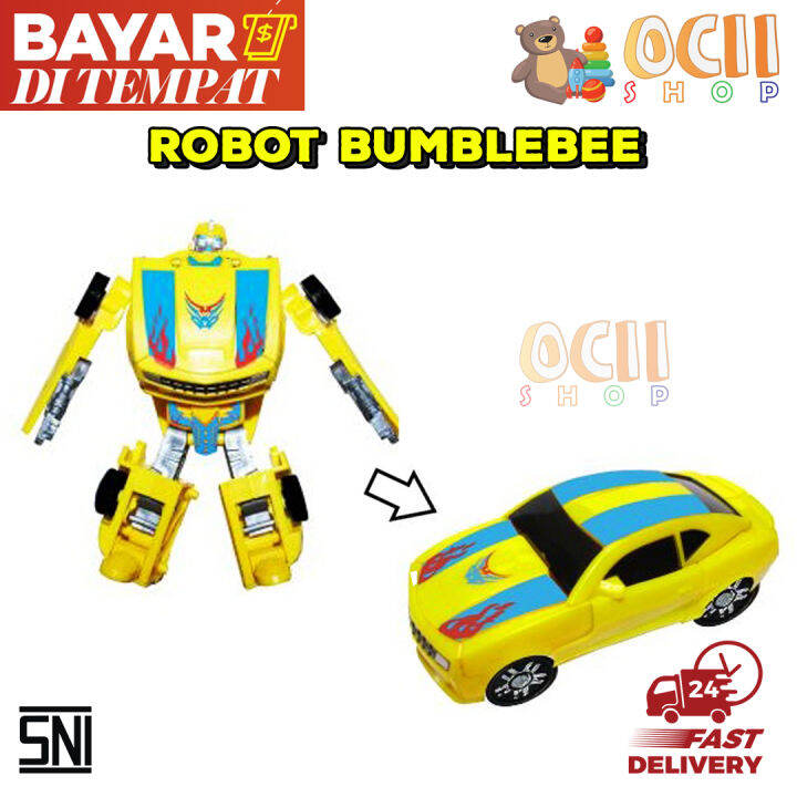 [BISA COD] OCII - Robot Bumblebee Toobot Transform Bumblebee Robot ...