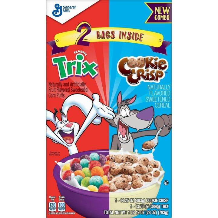 Trix Cookie Crisp Cereal Combo Pack 28oz | Lazada PH