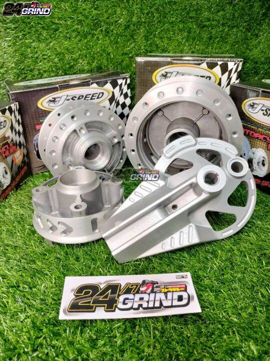 J-SPEED LIGHTEN HUB SET RAIDER / WAVE / XRM THAILAND ORIGINAL (SILVER ...