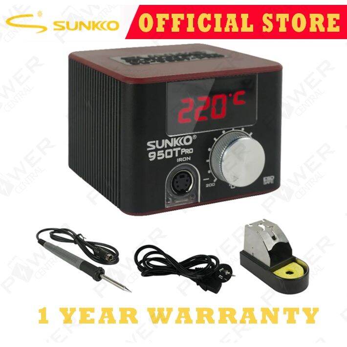 SUNKKO 950T Pro 480C 75W Mini Electric Soldering Iron Station ...
