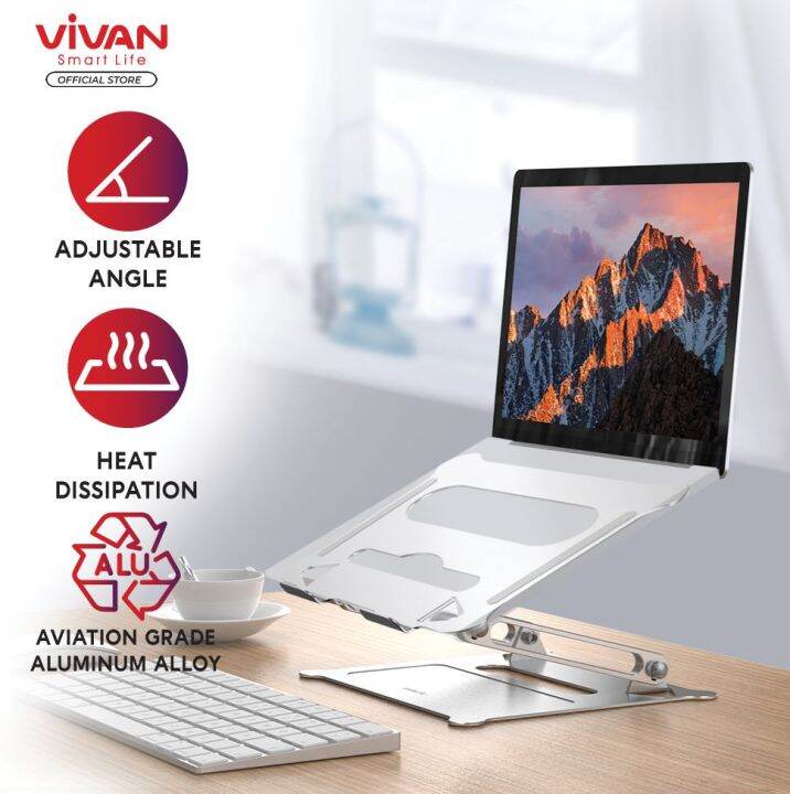 Laptop Stand Aluminum Alloy Material Foldable Portable Laptop Heighten ...
