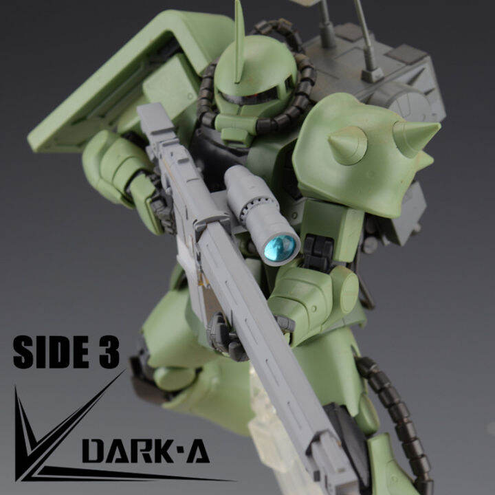 SIDE3 MG 1:100 GTO. Zhagu/sniper rifle [GK resin/Gundam modification ...