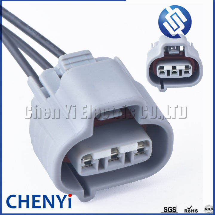 1 pcs 3 Pin (Female)（Left slot）（with 30cm wires） Waterproof Automobile ...
