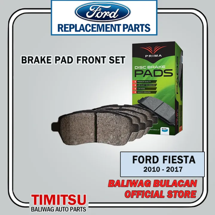 BRAKE PADS FRONT SET FORD FIESTA 2010-2017 MAZDA 2 SUZUKI ERTIGA 2014 ...
