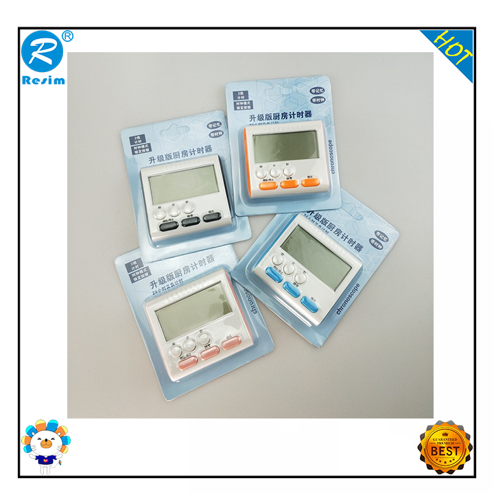 Resim Foreign trade kitchen timer timer Chinese and English 24-hour ...