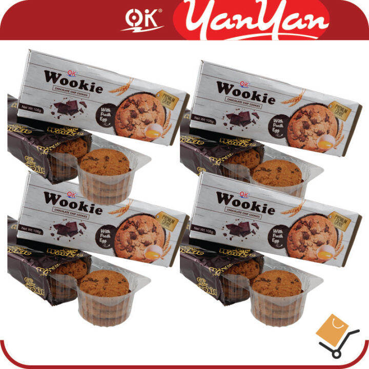 OK Yan Yan Wookie 108 grams Snack Cookies SET OF 4 | Lazada PH