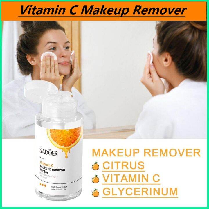 Vitamin C Makeup Remover Water 300ML Refreshing Facial Cleansing Mild And Non Irritating ...