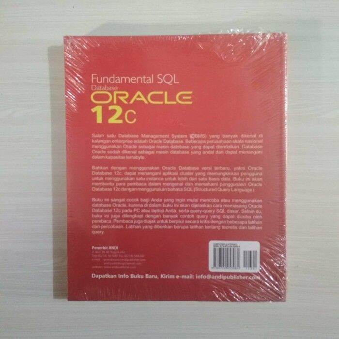 Buku Oracle Database Fundamental Sql Database Oracle 12c Lazada Indonesia