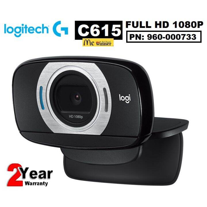 WEBCAM (เว็บแคม) LOGITECH C615 FULL HD 1080P ระบบโฟกัสอัตโนมัติ - รับ ...