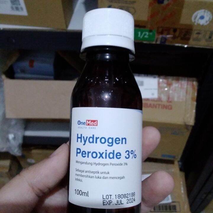hydrogen peroxide 3% h2o2 antiseptik hidrogen peroksida 100ml 100 cc ...