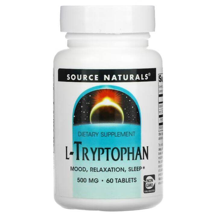Source Naturals, L-Tryptophan, 166 mg, 60 Tablets | Lazada PH
