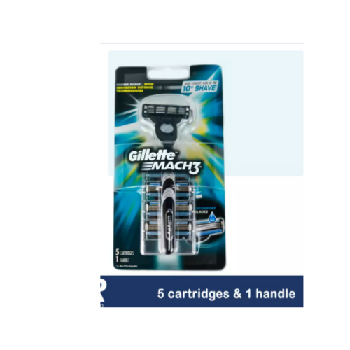 Gillette Mach 3 Razor Blade with 4 cartridge refills | Lazada PH