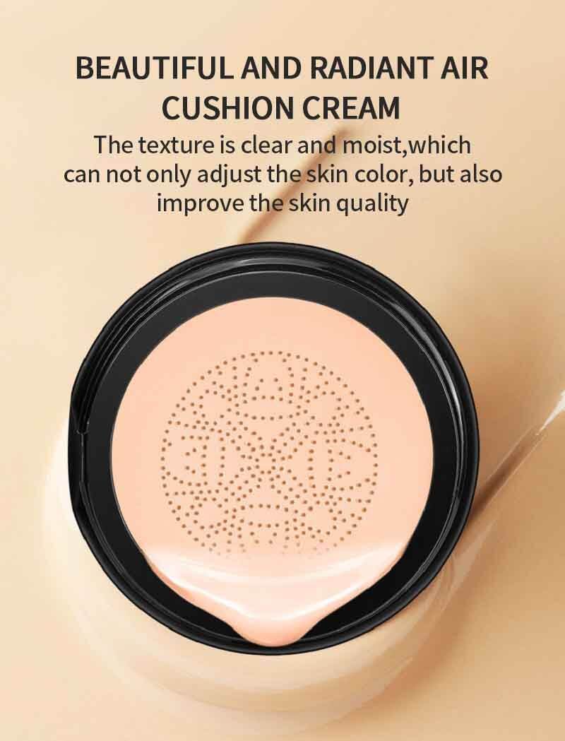 TUZ New BB Cream Air Cushion Face Foundation Mushroom Head Concealer ...