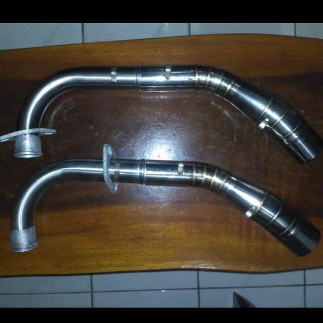 pipa knalpot racing diameter inlet leher D50MM motor AEROK NMEX LEXI ...