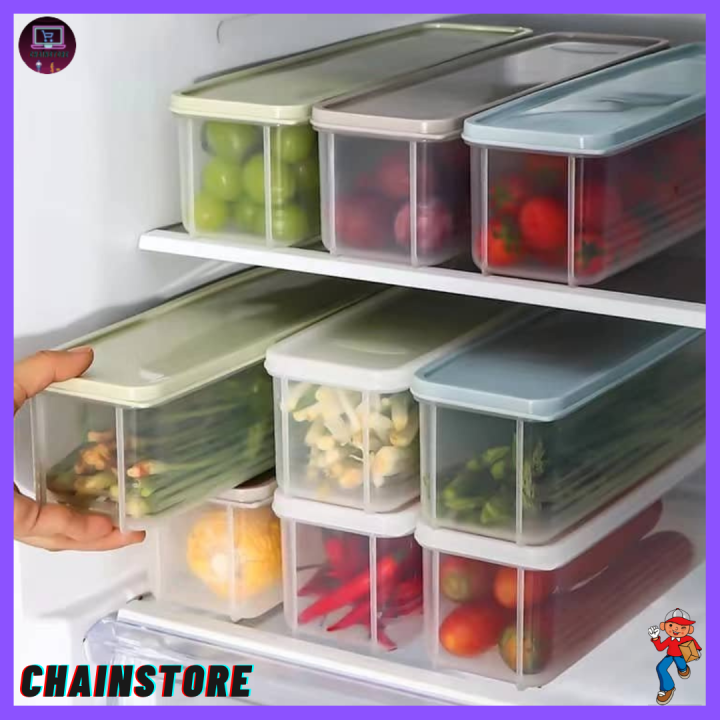 CHAINSTORE Rectangle Storage Box Spaghetti Container Drawer Kitchen ...